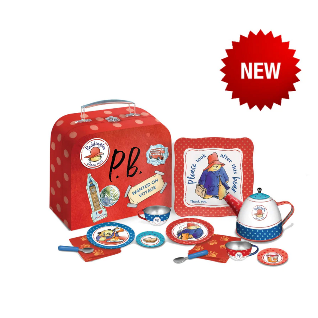 PADDINGTON 14- PIECE TIN TEA SET – www.milkandchat.com