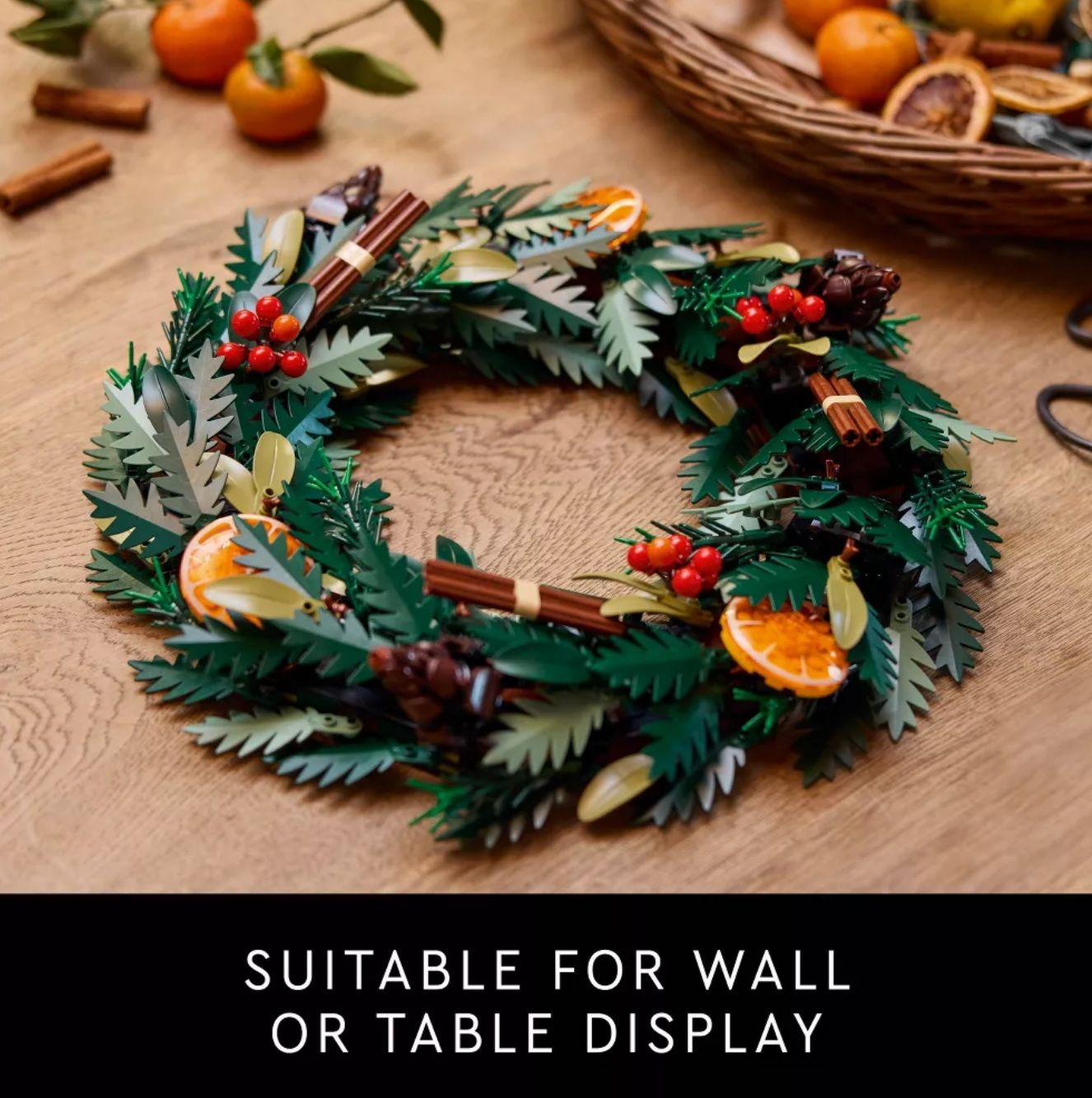 LEGO Icons Wreath-Making Kit and Holiday Garland – www.milkandchat.com